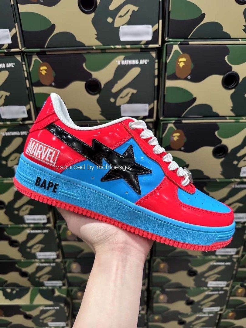 BAPE X MARVEL SPIDER-MAN BAPE STA, Men's Fashion, Footwear, Sneakers on ...