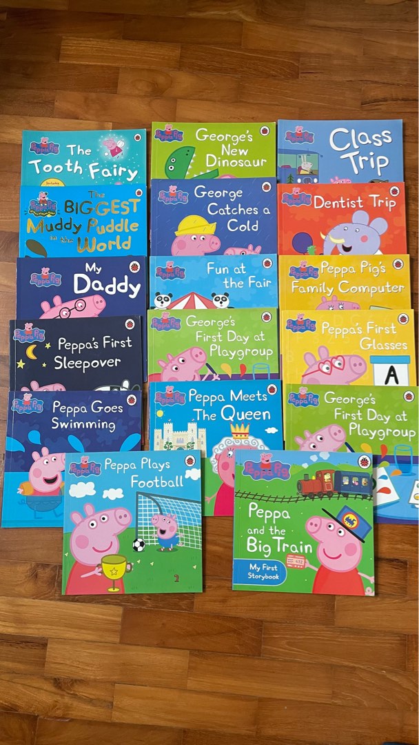 Peppa pig -17 books, Hobbies & Toys, Books & Magazines, Children's ...