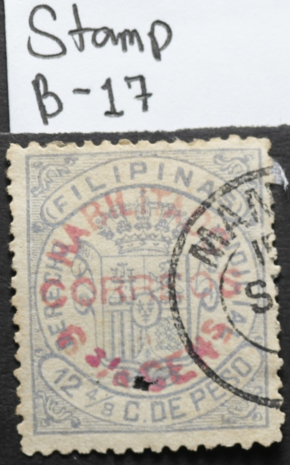 Philippines/Filipinas Stamp, Red Surcharge on 12-4/8c, Hobbies & Toys ...