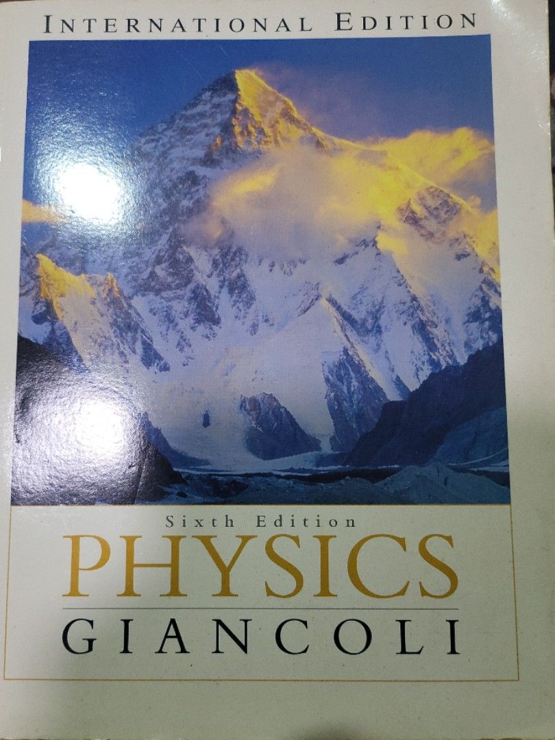 Physics Principles with applications by Gian Coli, Hobbies & Toys ...
