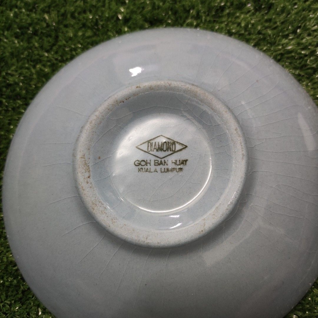 Piring Cawan Kopitiam 60an 70an Antique Vintage Goh Ban Huat Malaysia ...