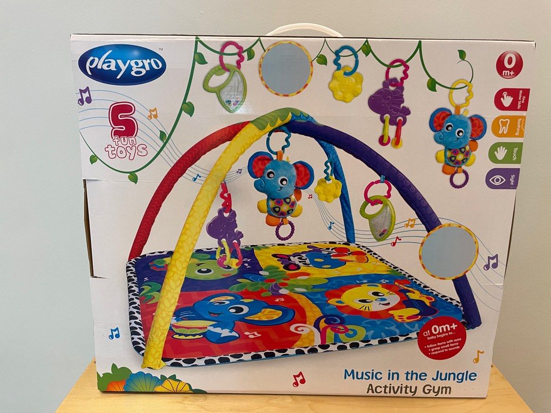 Playgro Grow n’play 3 in one music in the jungle activity gym 0 months ...