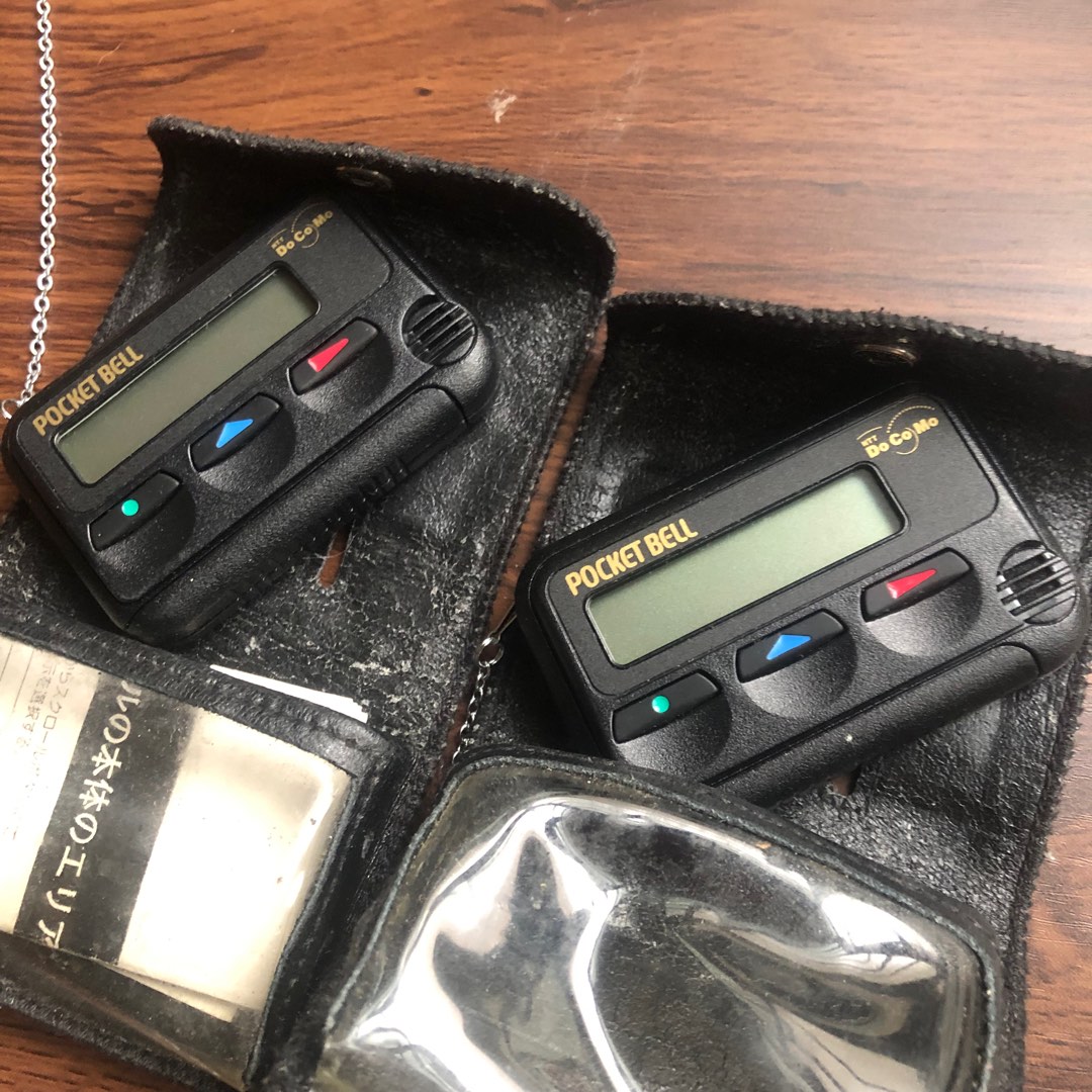 Pocketbell pager, Hobbies & Toys, Memorabilia & Collectibles, Vintage ...