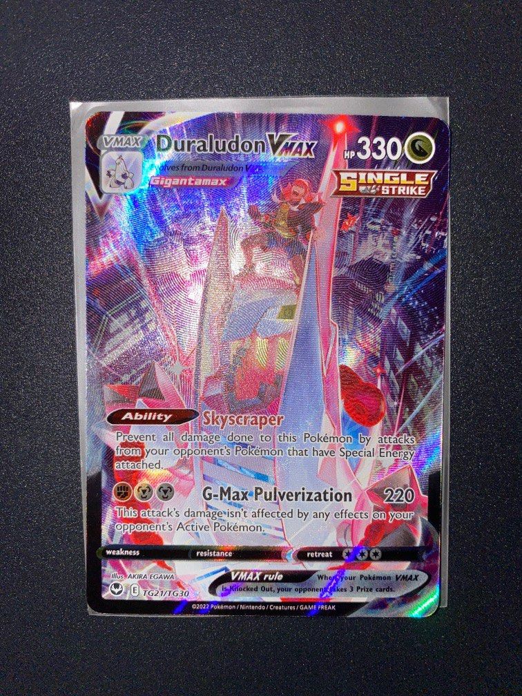 Pokemon TCG Duraludon VMAX, Hobbies & Toys, Toys & Games on Carousell