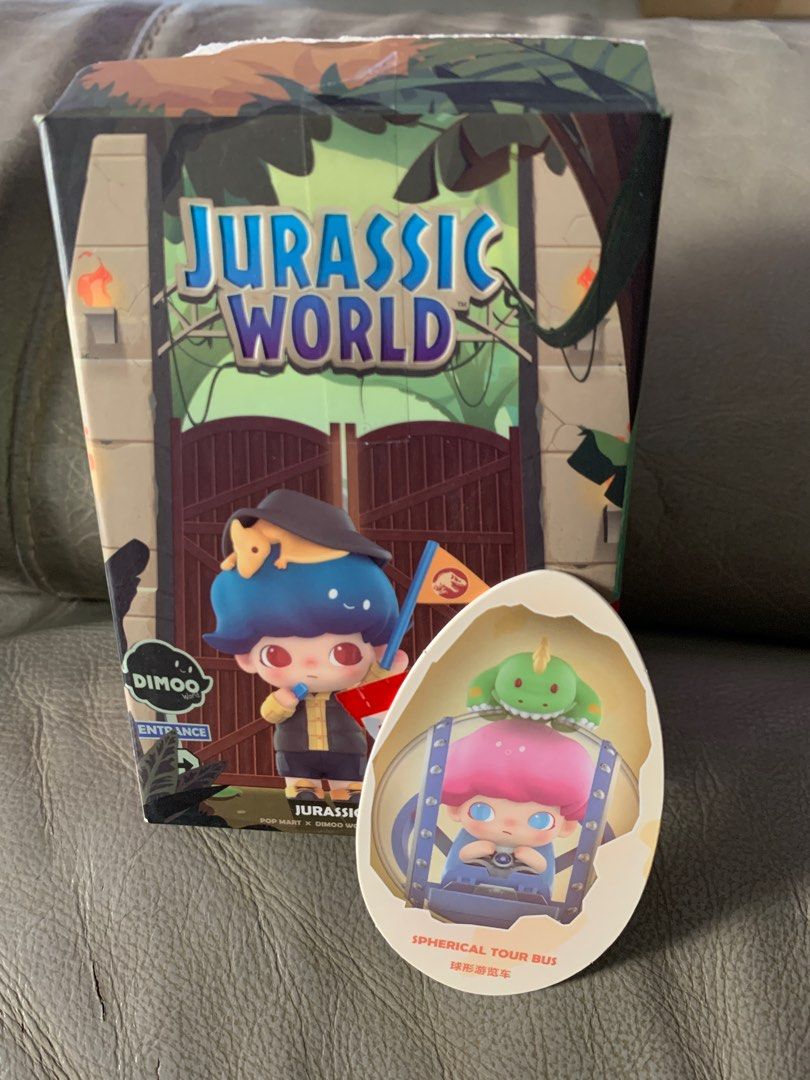 POPMART Dimoo Jurassic World: Spherical Tour Bus, Hobbies & Toys, Toys ...