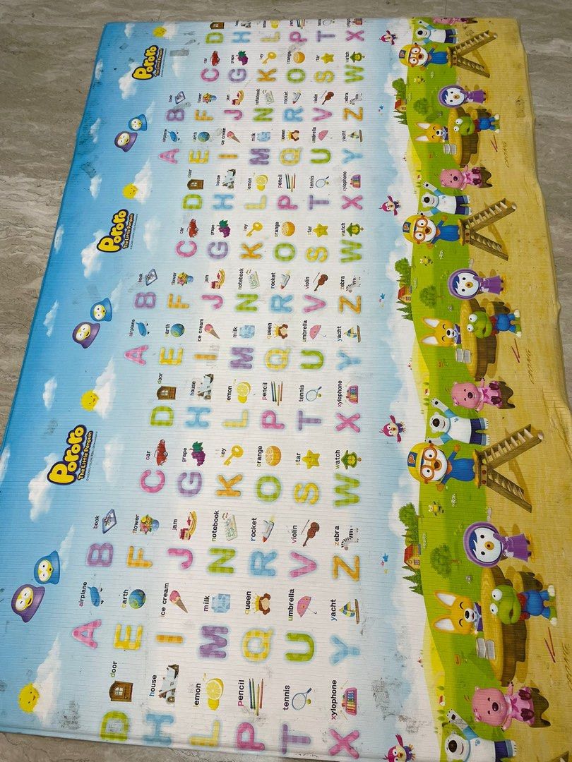 Pororo ABC alphabet play mat, Babies & Kids, Infant Playtime on Carousell