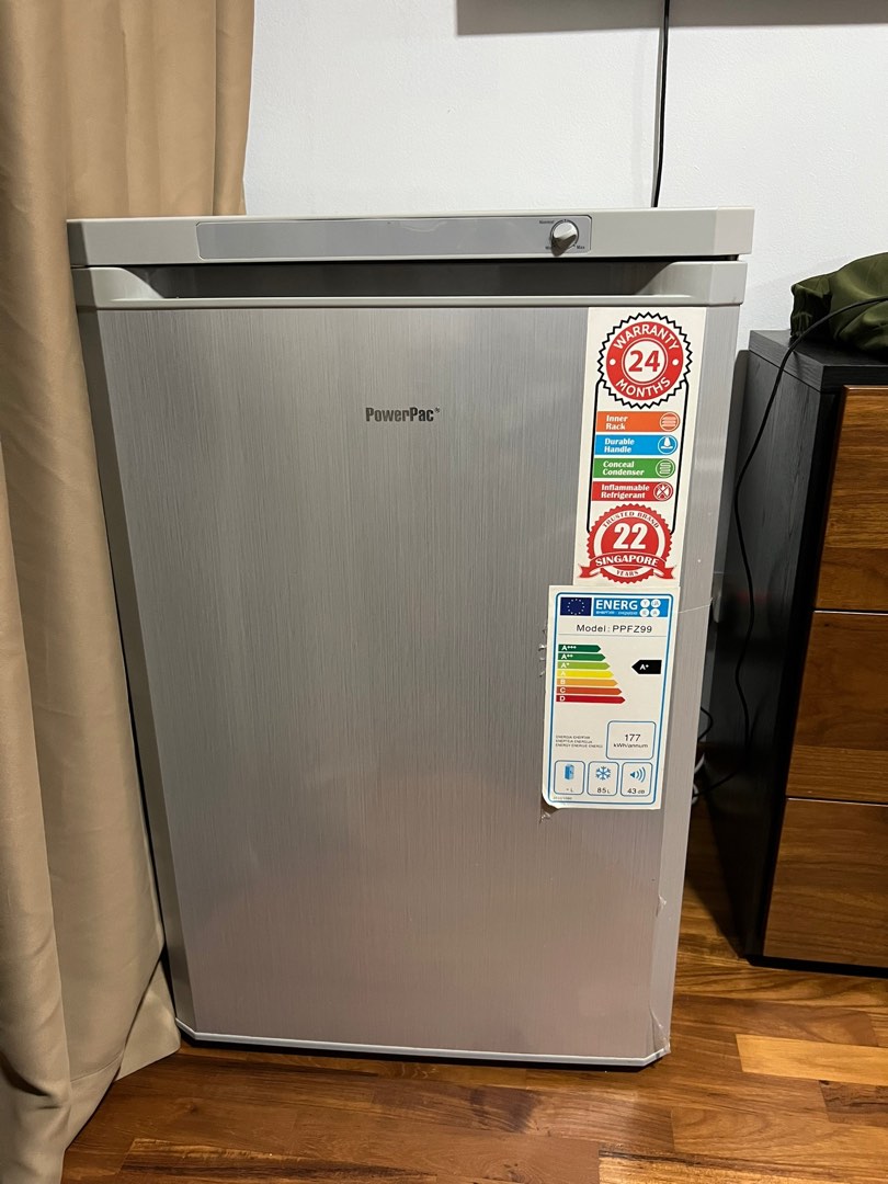 Powerpac Chest Freezer 90 L, TV & Home Appliances, Other Home ...