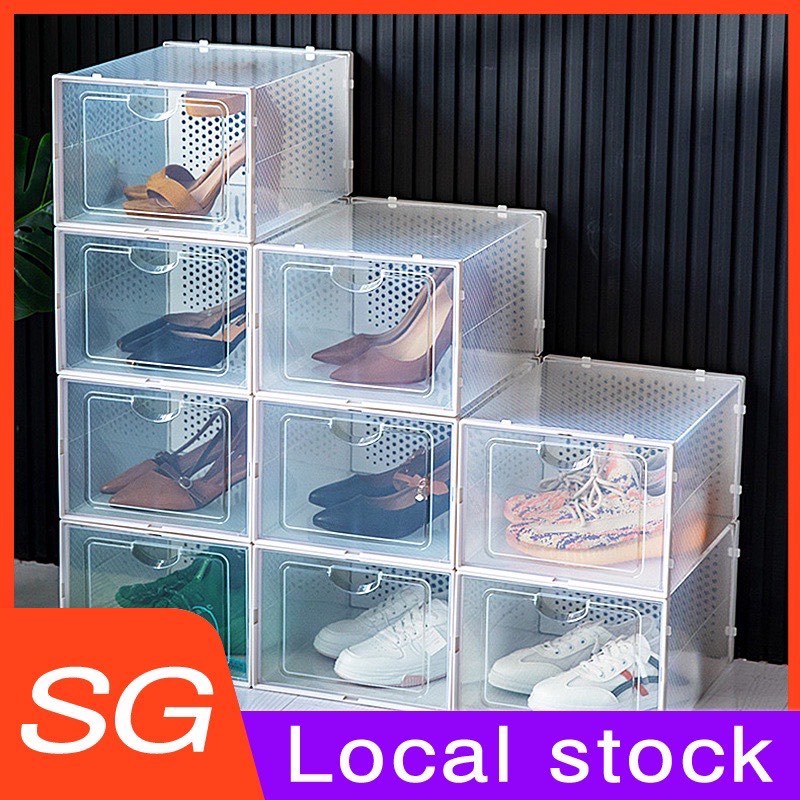 PP rack shoe rack Plastic Foldable Easy To Keep Stackable Plastic Shoe ...