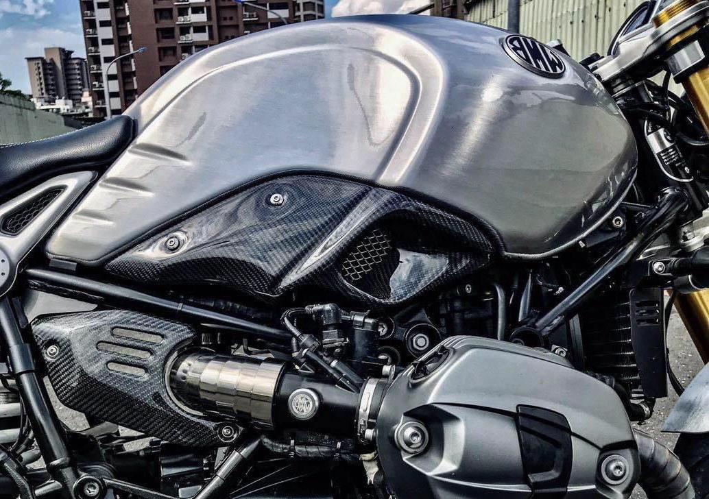 R NineT (R9T) Carbon Intake Snorkel, Motorcycles, Motorcycle ...