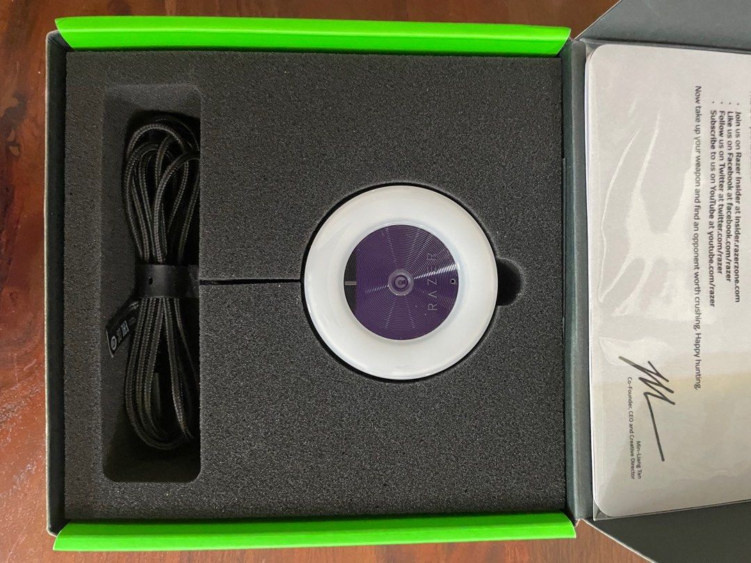 Razer Kiyo Streaming with Microphone and Ring Light, Computers & Tech ...