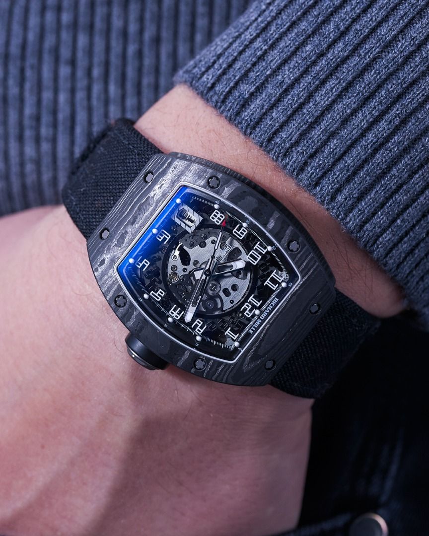 Richard Mille DiW NTPT Carbon RM 010 Lightest In The World, 名牌, 手錶 ...