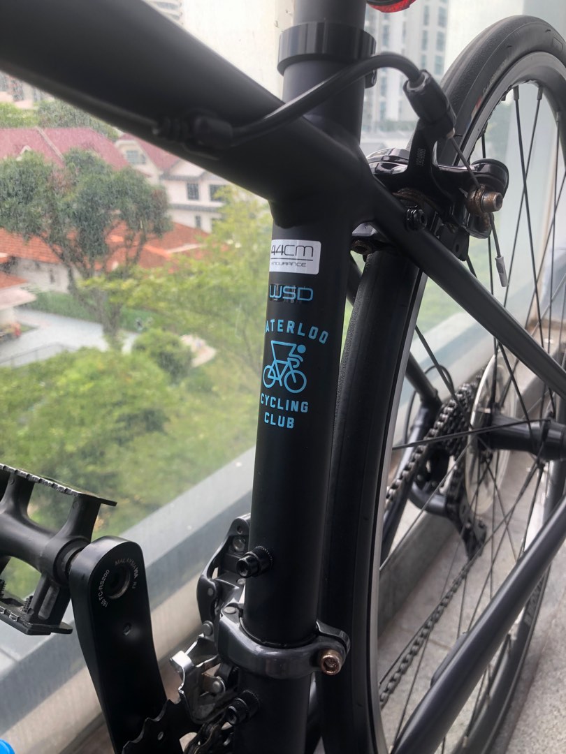 Road bike - trek Domane AL2 - 44 cm -matte dark deep blue, Sports ...