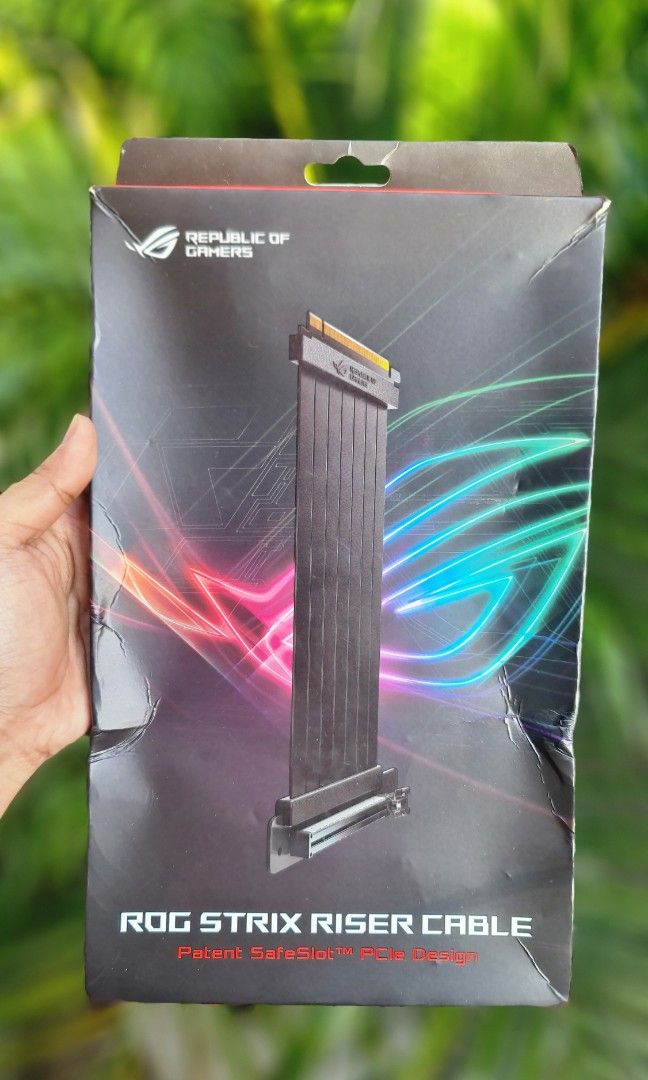 ROG STRIX RISER CABLE, Computers & Tech, Desktops on Carousell