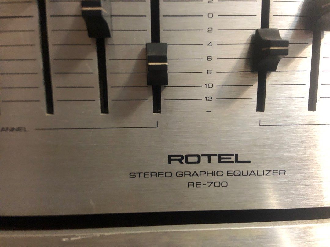 ROTEL Amplifier Equalizer Tuner + Sony Speaker RA-714 RE-700 RT-726 ...