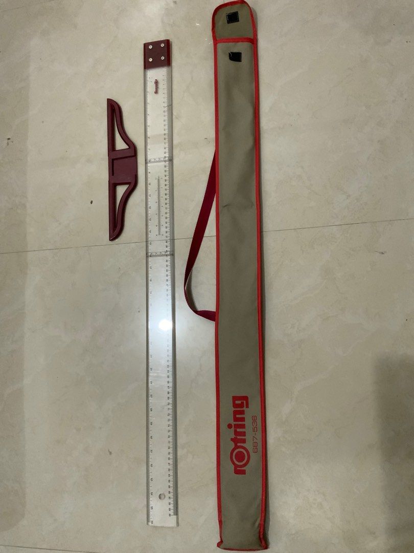 Rotring Acrylic 36 Inches T-Square, Hobbies & Toys, Stationary & Craft ...