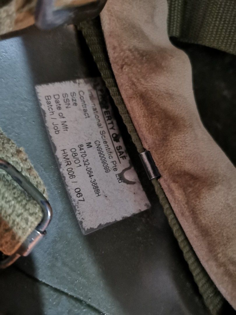 SAF Army Helmet Singapore Armed Force, Hobbies & Toys, Collectibles ...