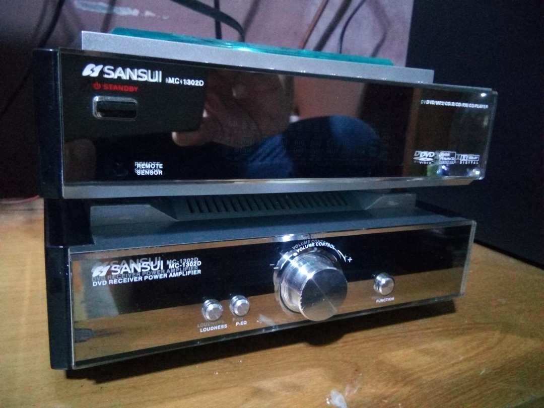 Sansui Micro Receiver Amplifier 220 Volts (DVD Not Working), Audio ...