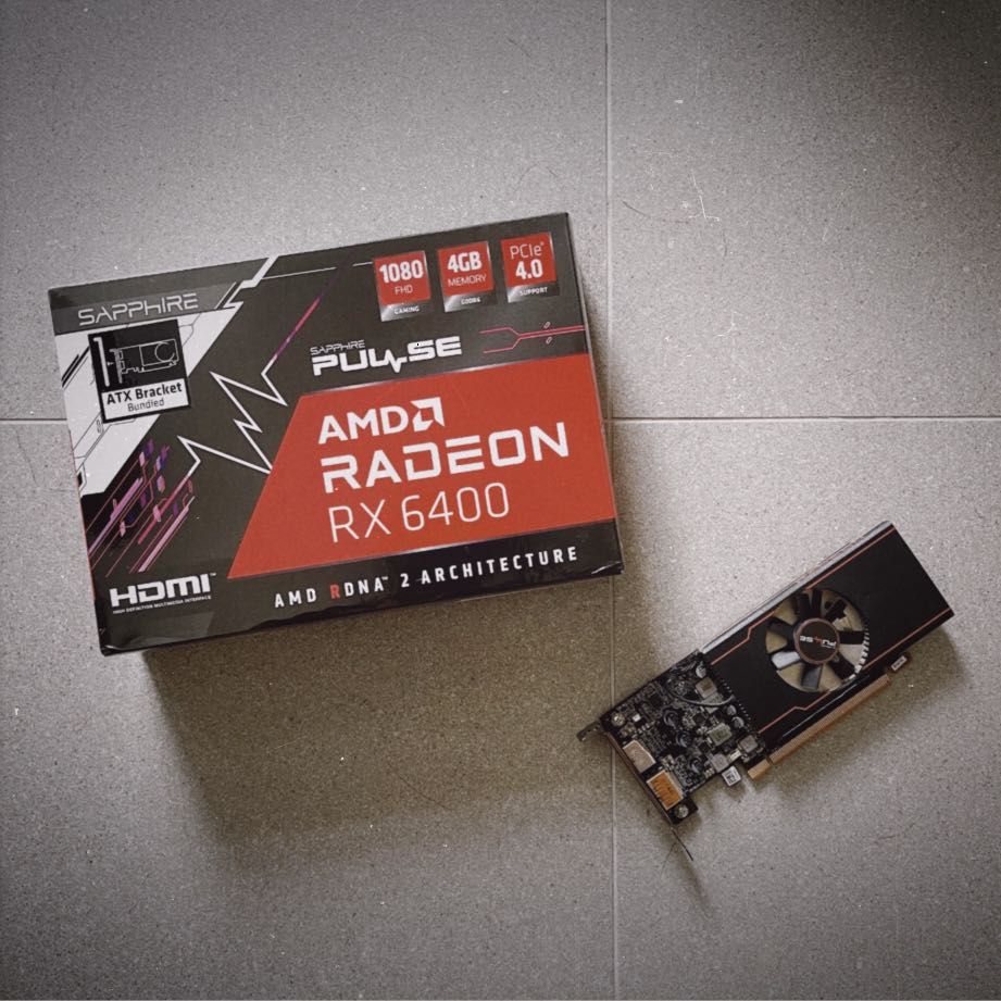 SAPPHIRE PULSE AMD Radeon™ RX 6400 4GB, Computers & Tech, Parts ...