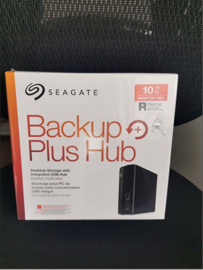 Seagate 10TB Backup Plus Hub Desktop HDD, Computers & Tech, Office ...