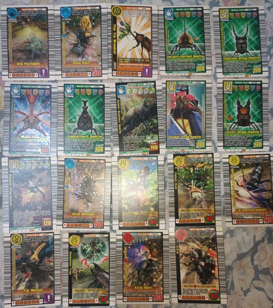 Sega Mushiking Collectible Cards, Hobbies & Toys, Memorabilia ...