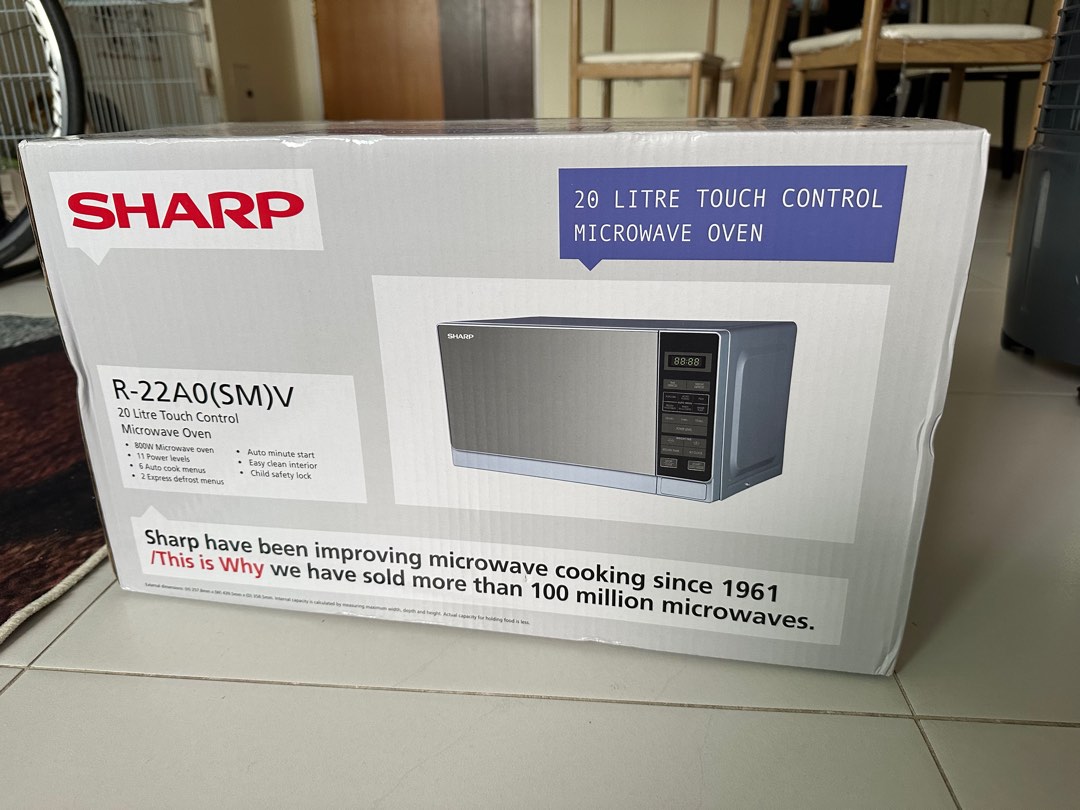 Sharp 20 Litre Touch Control Microwave Oven, TV & Home Appliances ...
