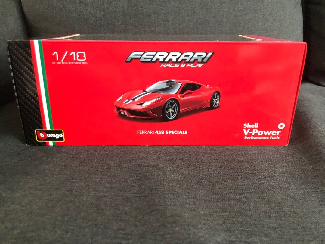 Shell Ferrari 458 Speciale Scale 1/18, Hobbies & Toys, Memorabilia ...