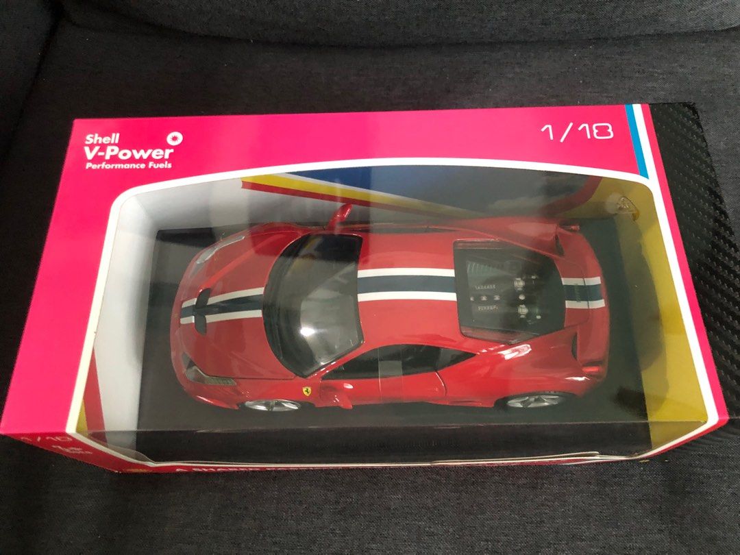 Shell Ferrari 458 Speciale Scale 1/18, Hobbies & Toys, Memorabilia ...