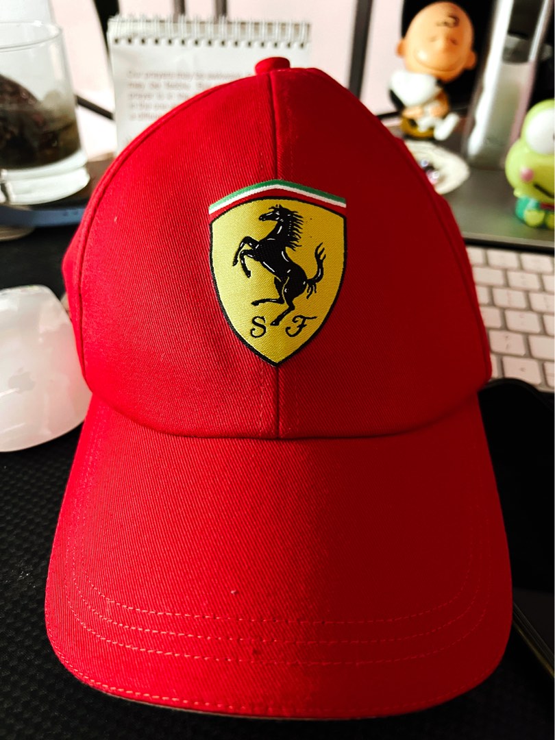 Shell Ferrari Logo Cap (authentic), Men's Fashion, Watches ...
