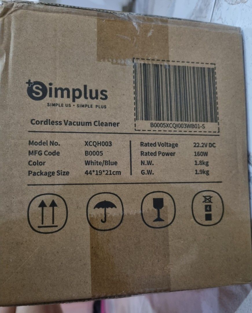 Simplus Cordless Vacuum Cleaner, TV & Home Appliances, Vacuum Cleaner ...