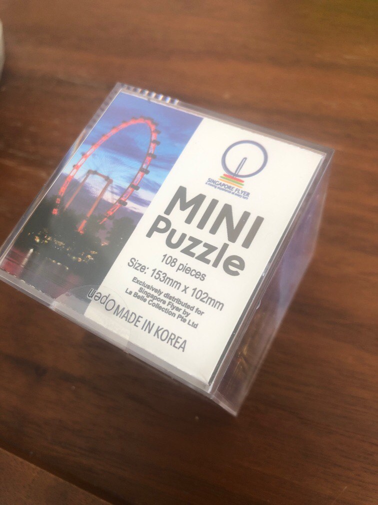 Singapore Flyer Mini Puzzle 108-piece - Night Skyline, Hobbies & Toys ...