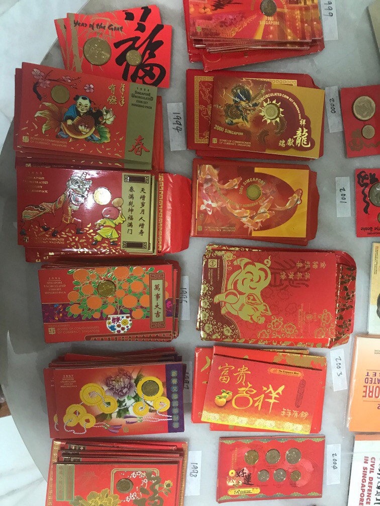 Singapore Uncirculated Coin Set HongBao Hong Bao Pack, Hobbies & Toys ...