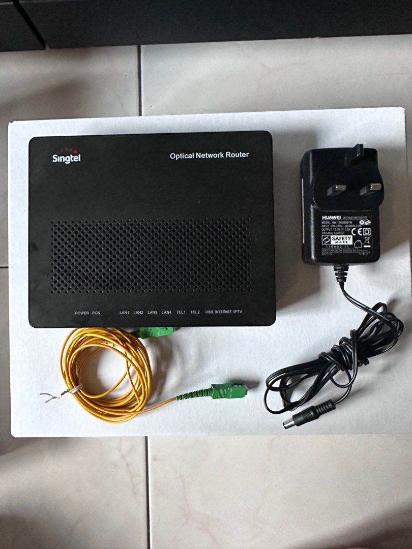 Singtel Modem (Optical Network Router), Computers & Tech, Parts ...