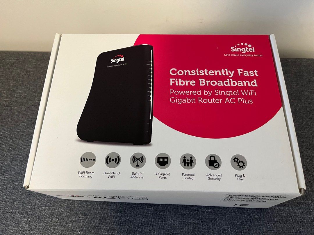 Singtel Wifi Gigabit Router AC Plus, Computers & Tech, Parts ...