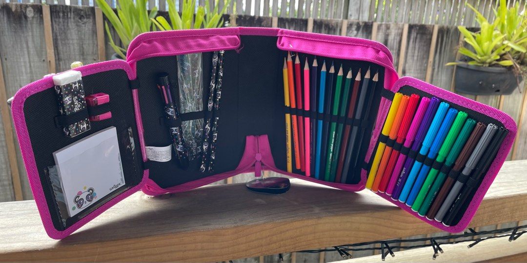 Smiggle Midi Zip Kit Pencil Case, Hobbies & Toys, Stationary & Craft ...