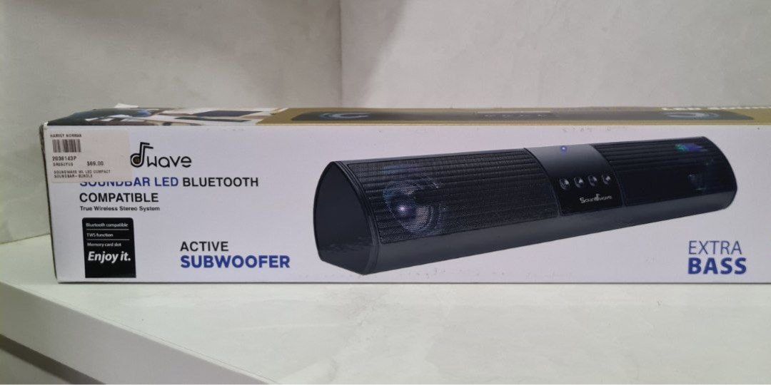 Soundwave Wireless LED Soundbar, Audio, Soundbars, Speakers ...