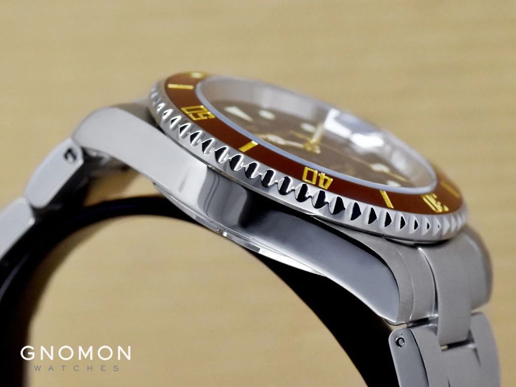 Rare SQUALE 'Root Beer' Bezel 20 ATMOS Heritage - 1545 - SEL Bracelet ...