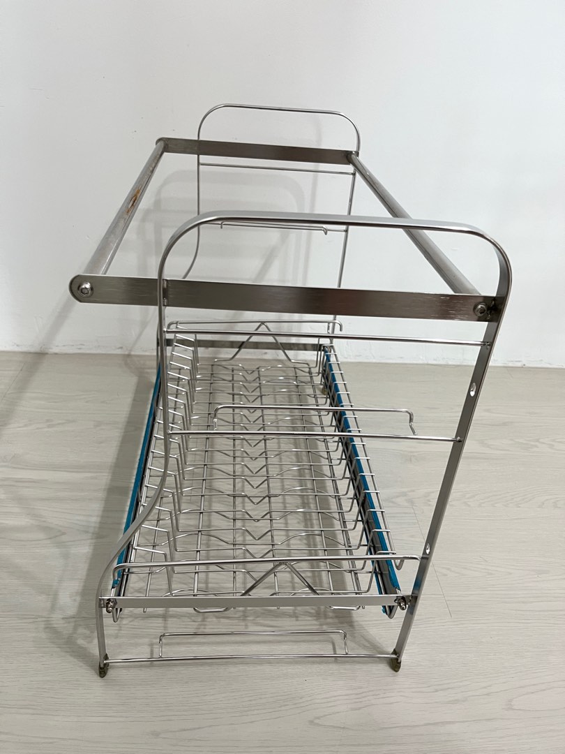 Stainless Steel Dish Rack, Furniture & Home Living, Kitchenware ...