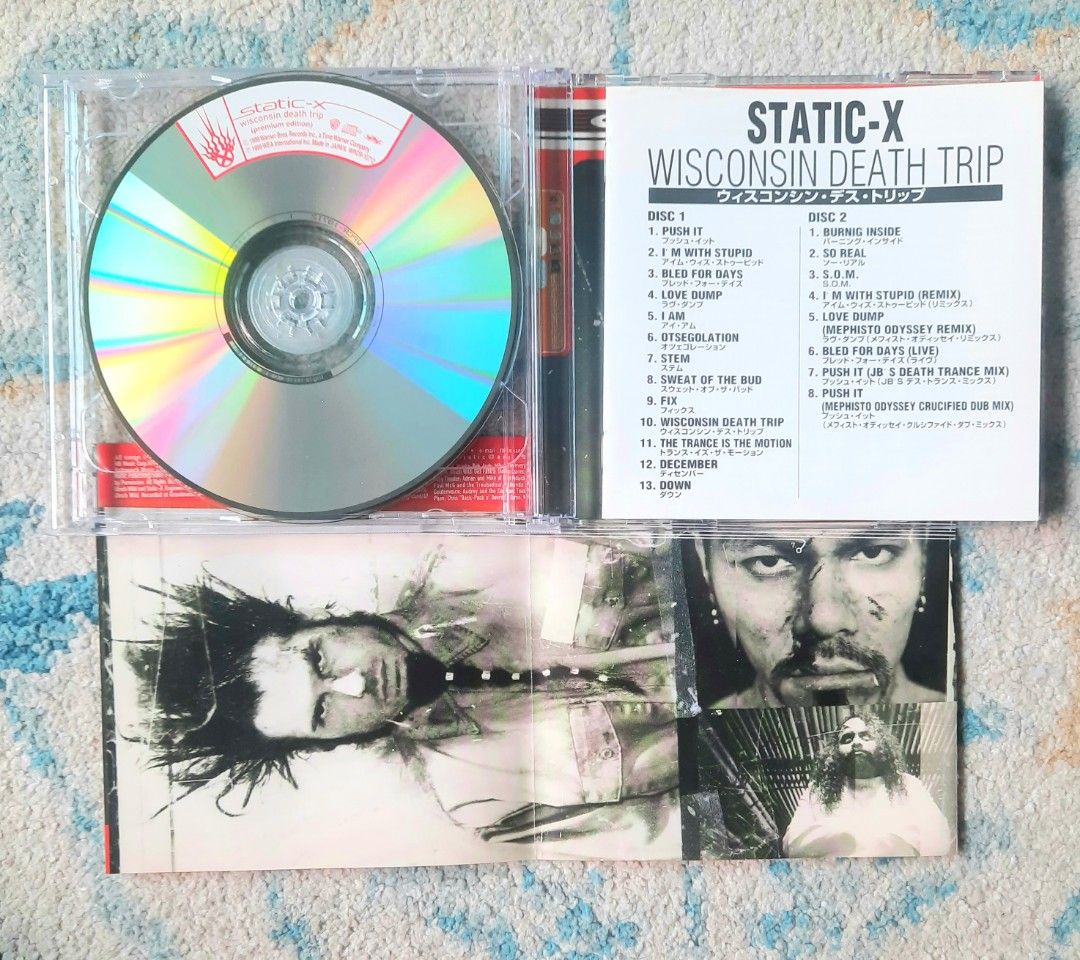 Static-X - Wisconsin Death Trip Premium Edition, Hobbies & Toys, Music & Media, CDs & DVDs on ...
