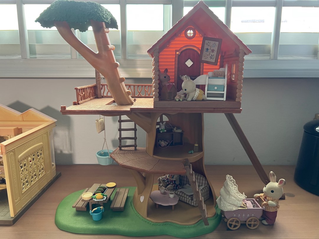 Sylvanian families tree house set, Hobbies & Toys, Toys & Games on ...
