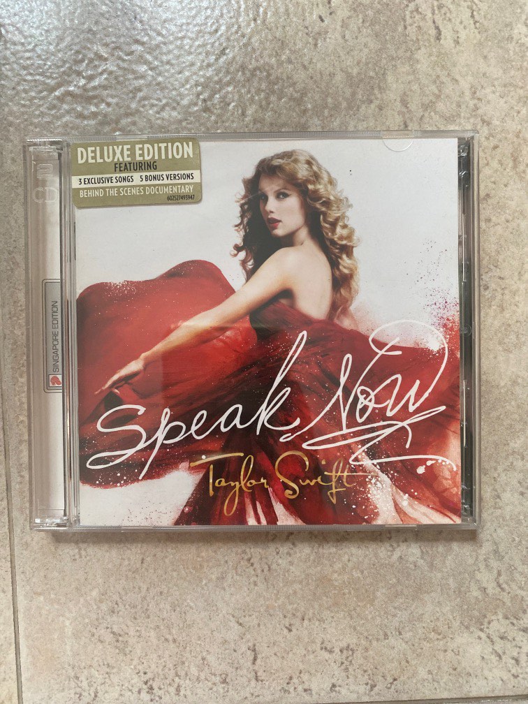 Taylor Swift Speak Now Deluxe Edition, Hobbies & Toys, Music & Media ...