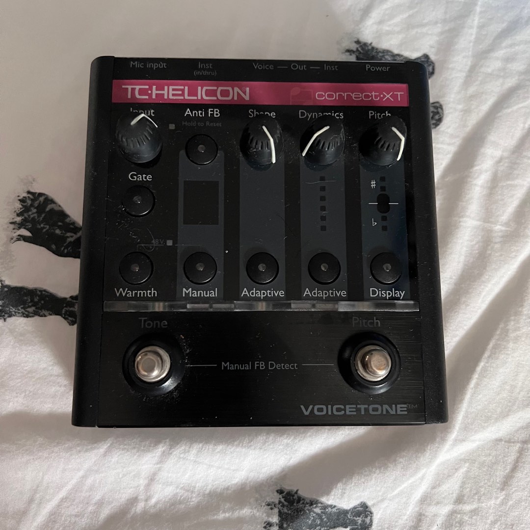 TC-Helicon VoiceTone Correct XT, Hobbies & Toys, Music & Media, Music ...