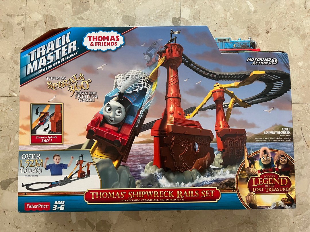 Thomas & Friends : Thomas Shipwreck Rails Set, Hobbies & Toys, Toys ...