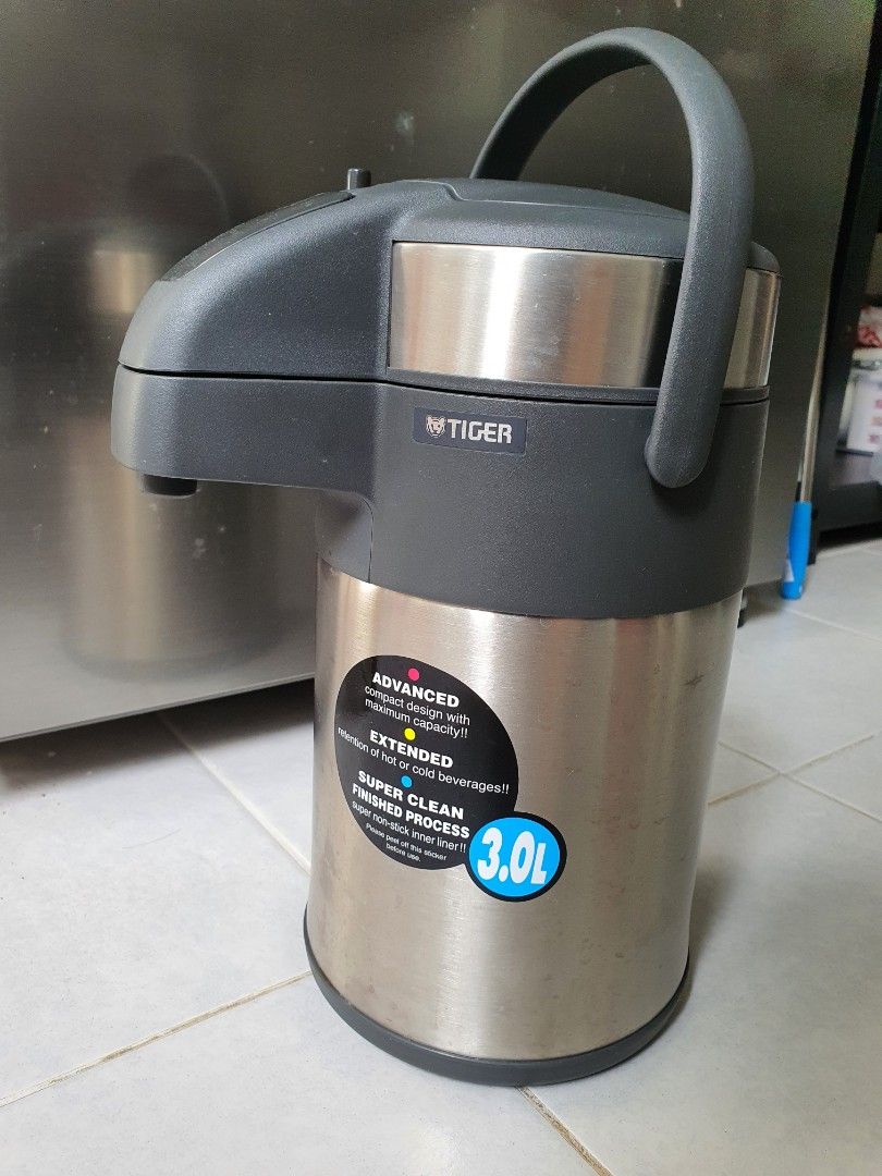 Tiger Thermal Airpot 3L, TV & Home Appliances, Kitchen Appliances ...