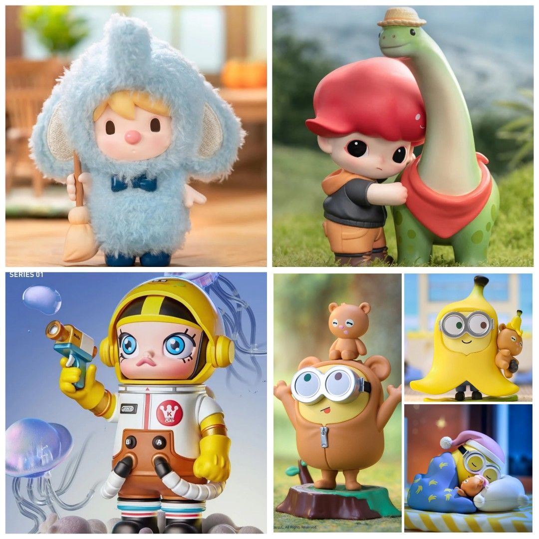 TRADING POPMART Sweet Bean / Dimoo Jurassic World / Space Molly ...