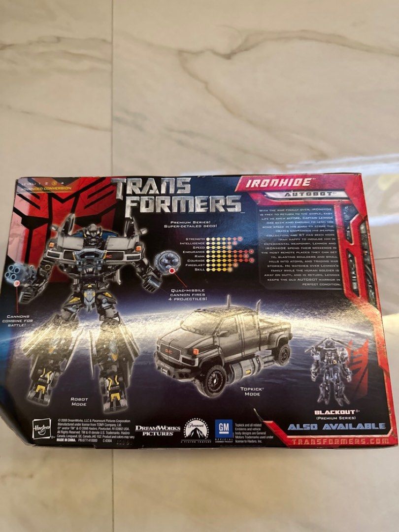 Transformer Premium Series Ironhide, Hobbies & Toys, Toys & Games on ...