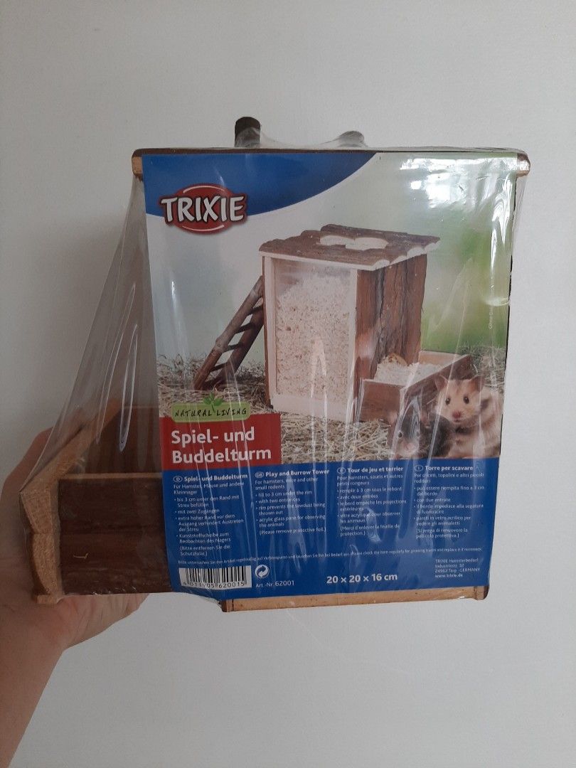 Trixie Play & Burrow Box Tower, Pet Supplies, Homes & Other Pet ...