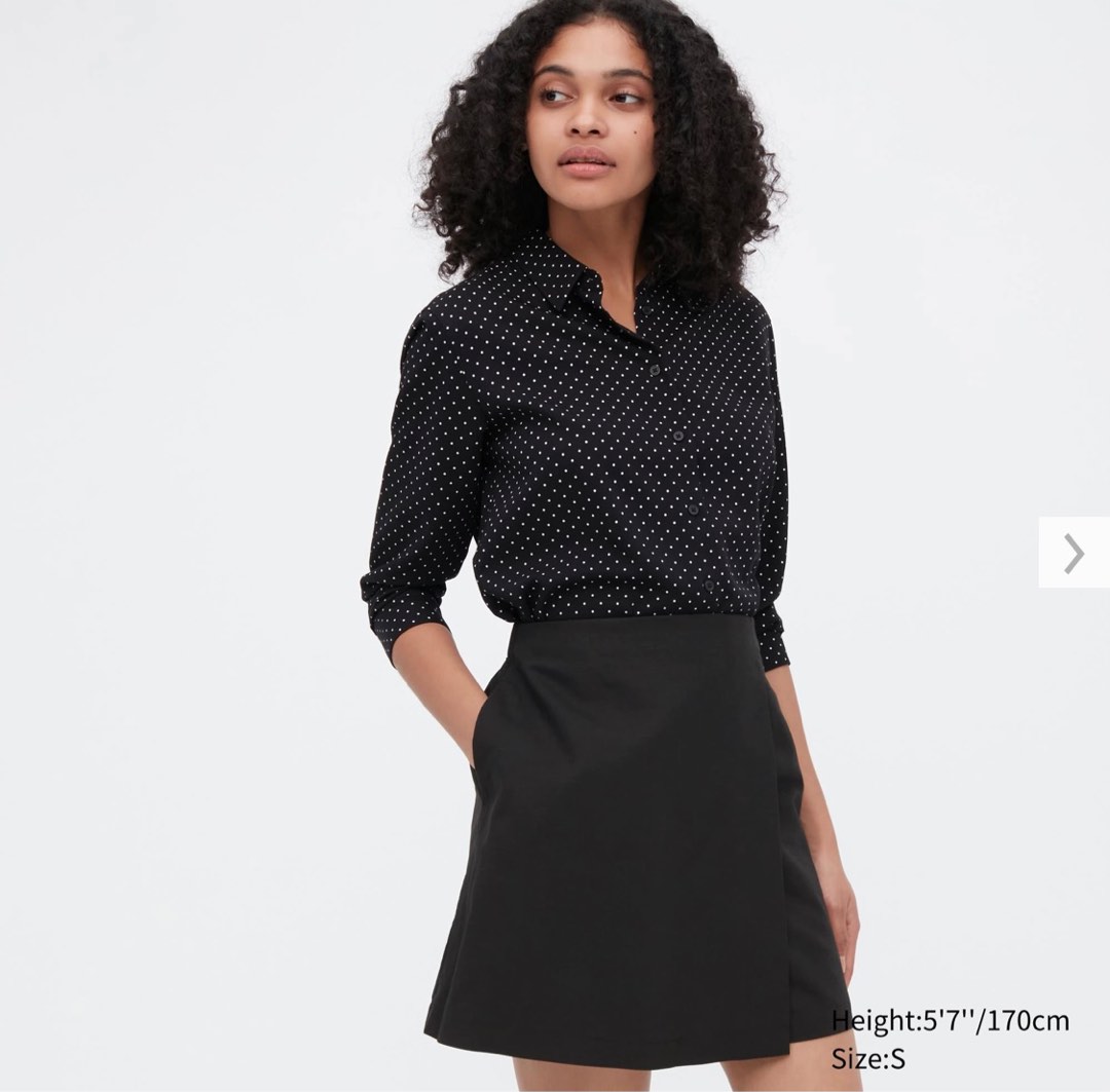 Uniqlo Linen-Blended Skort, Women's Fashion, Bottoms, Skirts on Carousell