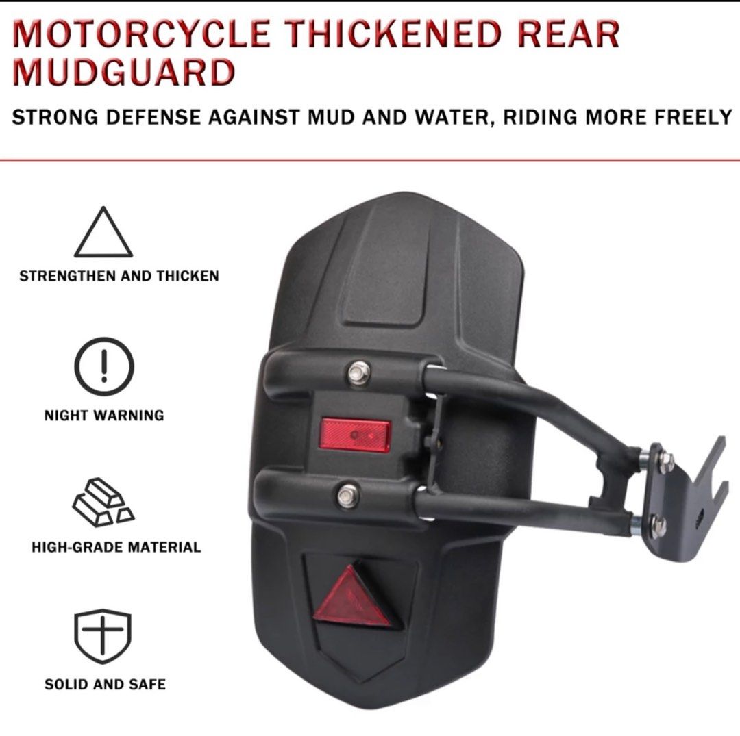 Universal splash guard / rear fender, Motorcycles, Motorcycle ...