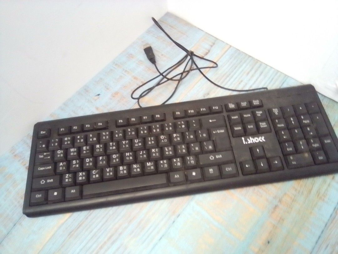 🔥鍵盤 USB Keyboard i-shock 06-KB88, 電腦及科技產品, 電腦周邊產品, 電腦鍵盤及相關產品在旋轉拍賣