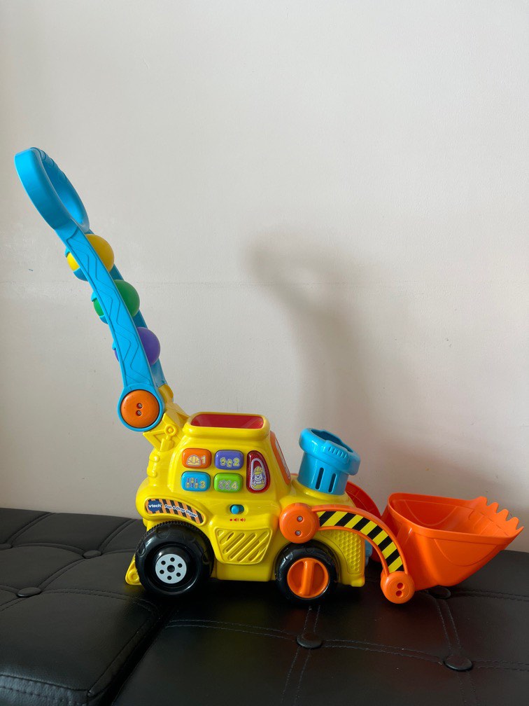 V tech pop and drop digger, Babies & Kids, Infant Playtime on Carousell